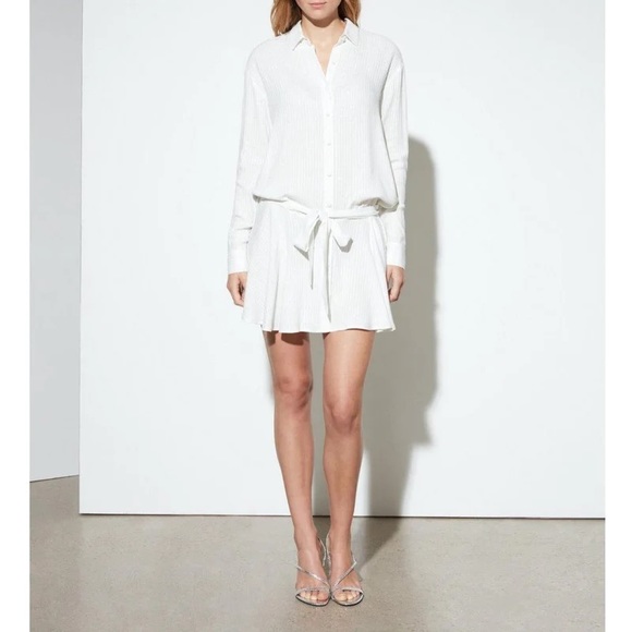 reiko | Dresses | Reiko Robe Dina Shine Stripes | Poshmark